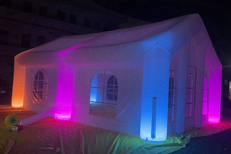 Inflatable LED light Wedding Tent Decoration tent portable night club ...