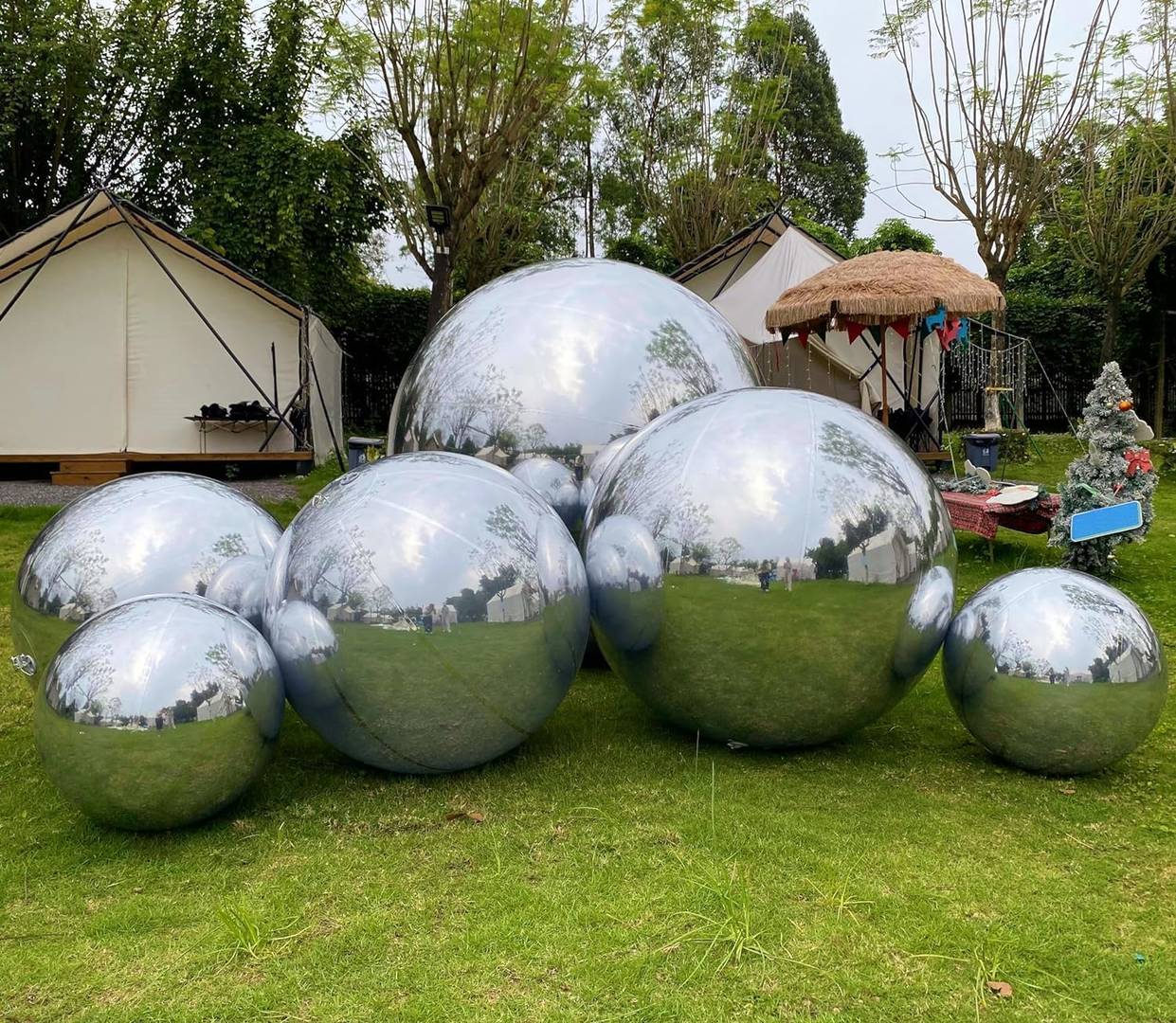Festival Party Christmas Shiny Balls Mirror balls decoration balls ...