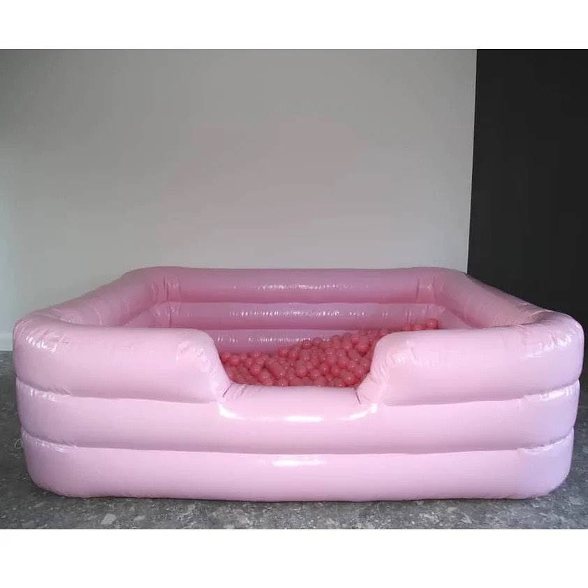 Soft Playground Indoor Blow up Pink Inflatable Ball pit PVC commerical ...