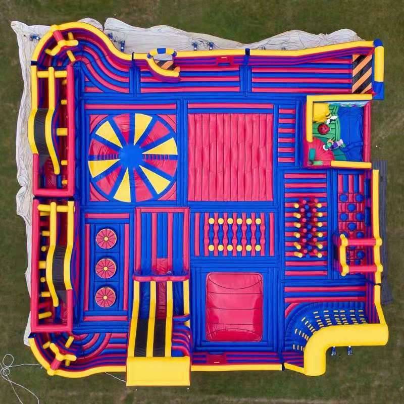 Factory customized theme park amusement park inflatable playground ...