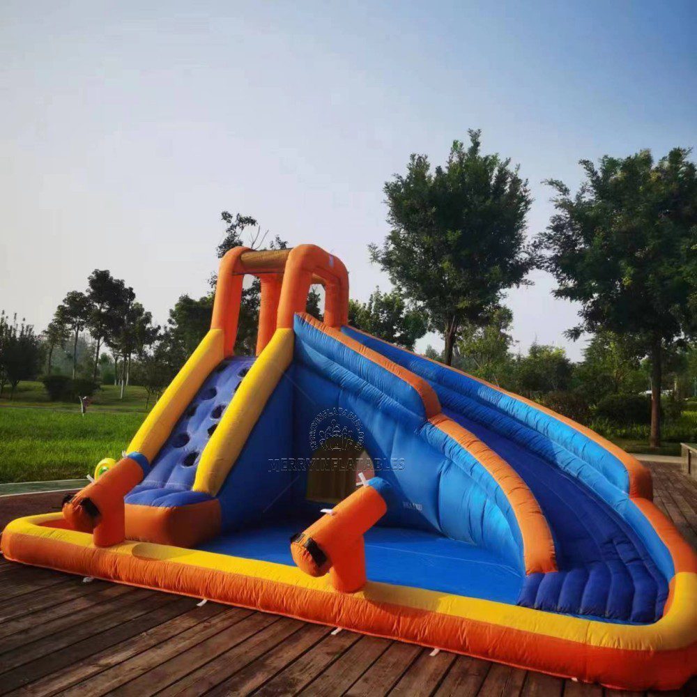 Mini Water slide oxford splash pool portable pool slide backyards pool ...