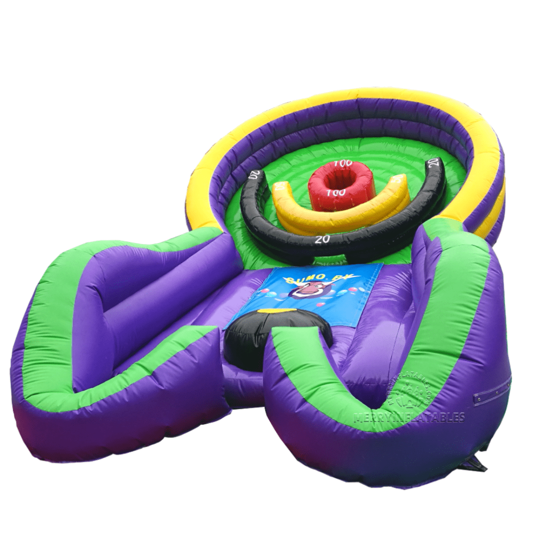 Inflatable Carnival Game kids interactive throwing game bulls eye ball ...
