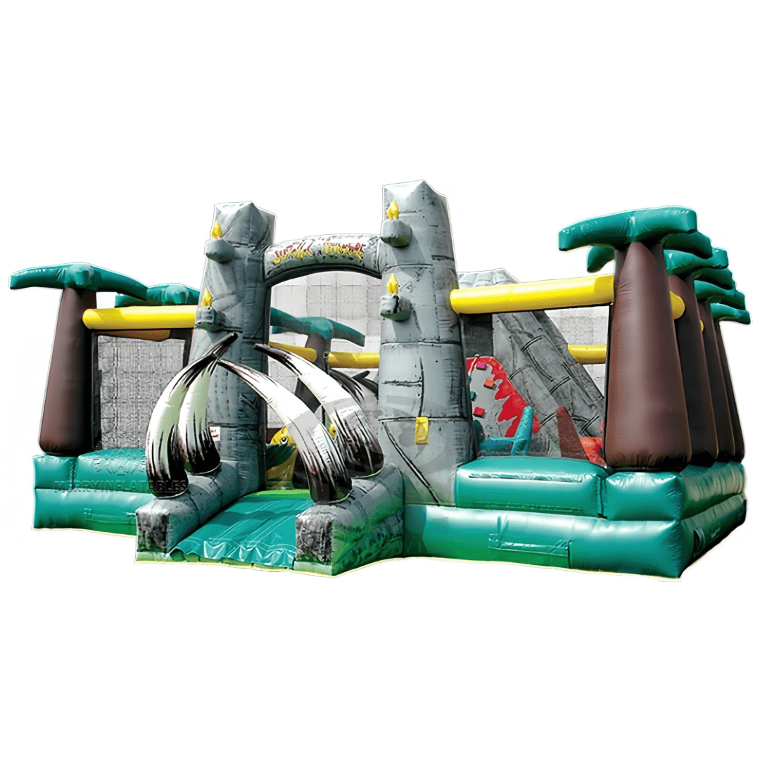 Jurassic Adventure Park Inflatable Playground Obstacle Park Funcity ...