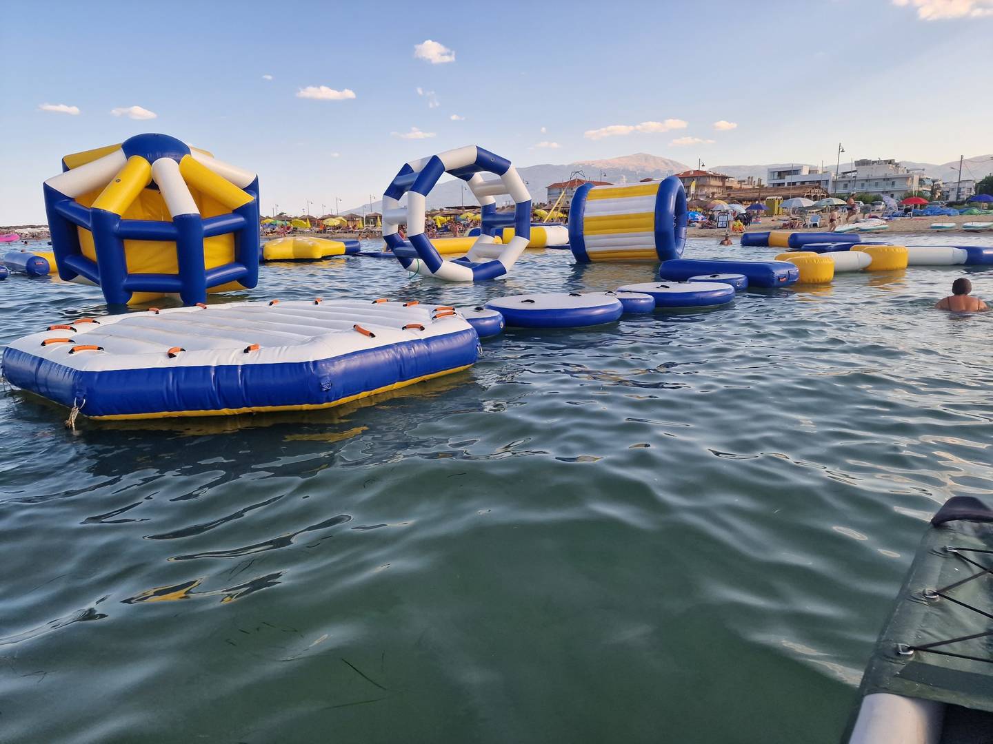 Inflatable Aqua Park Water Obstacles Water Games Challenge Water Park ...