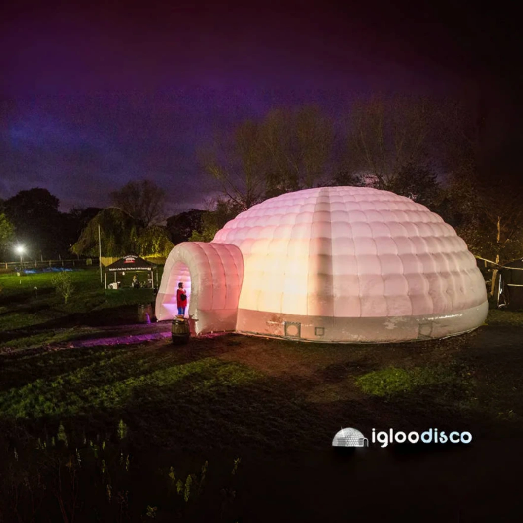 LED Inflatable tent Inflatable Igoo Blow Up Air Tent NightClub Igloo ...