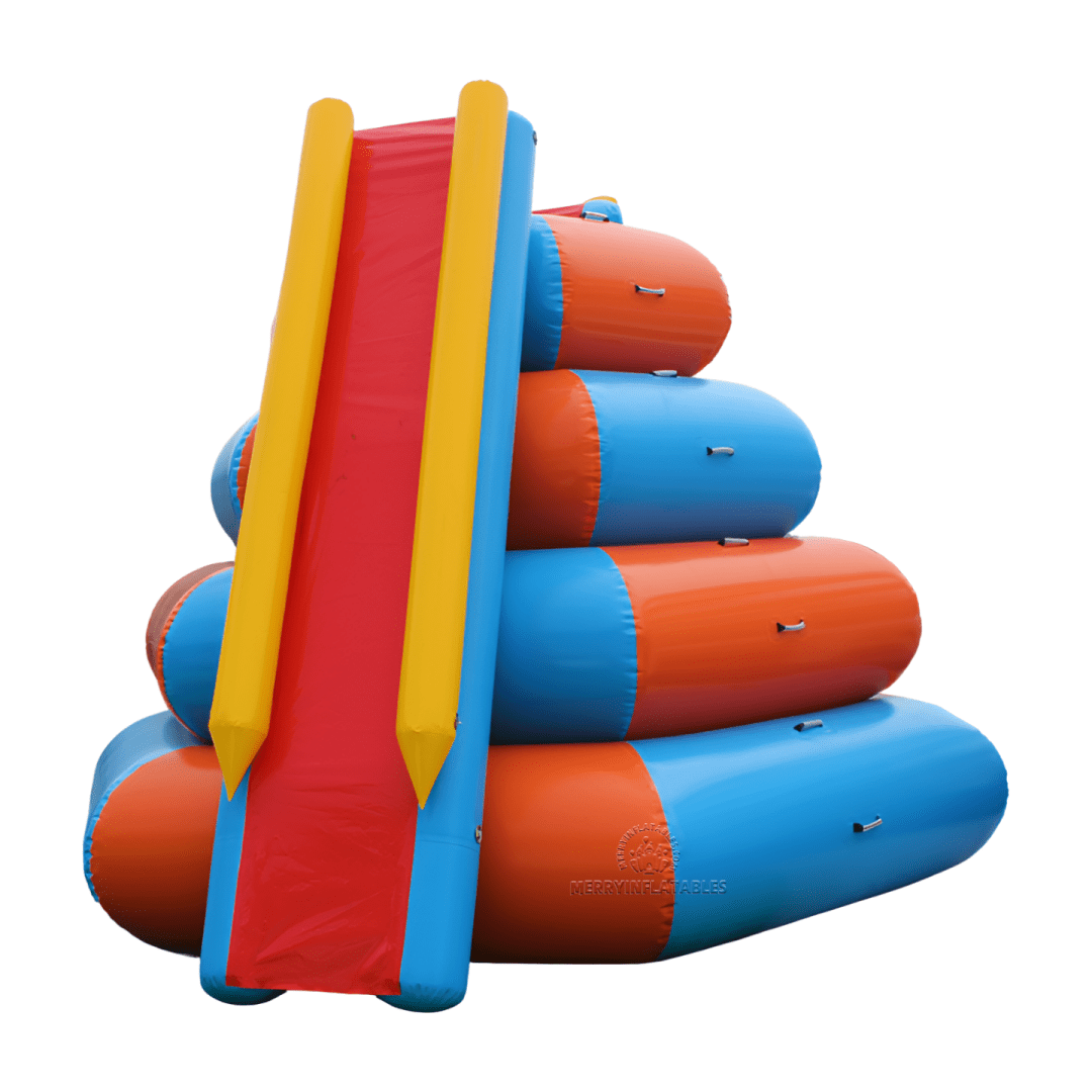 Inflatable Aqua Water Climbing Pyramid water toy Rainbow Water Obstacle ...