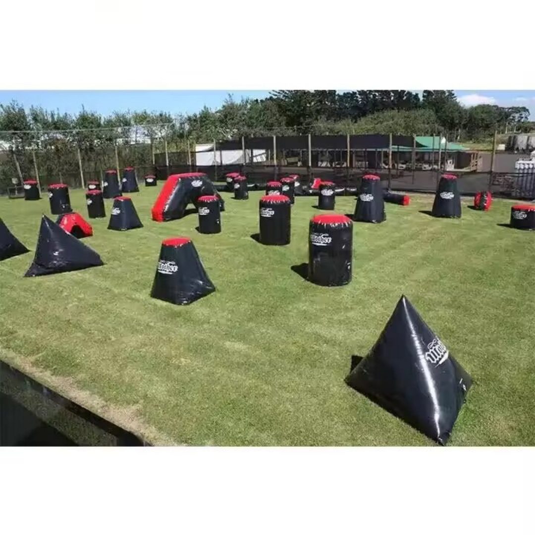 Inflatable Paintball Wall Air Bunkers Laser Tag Arena Inflatable ...