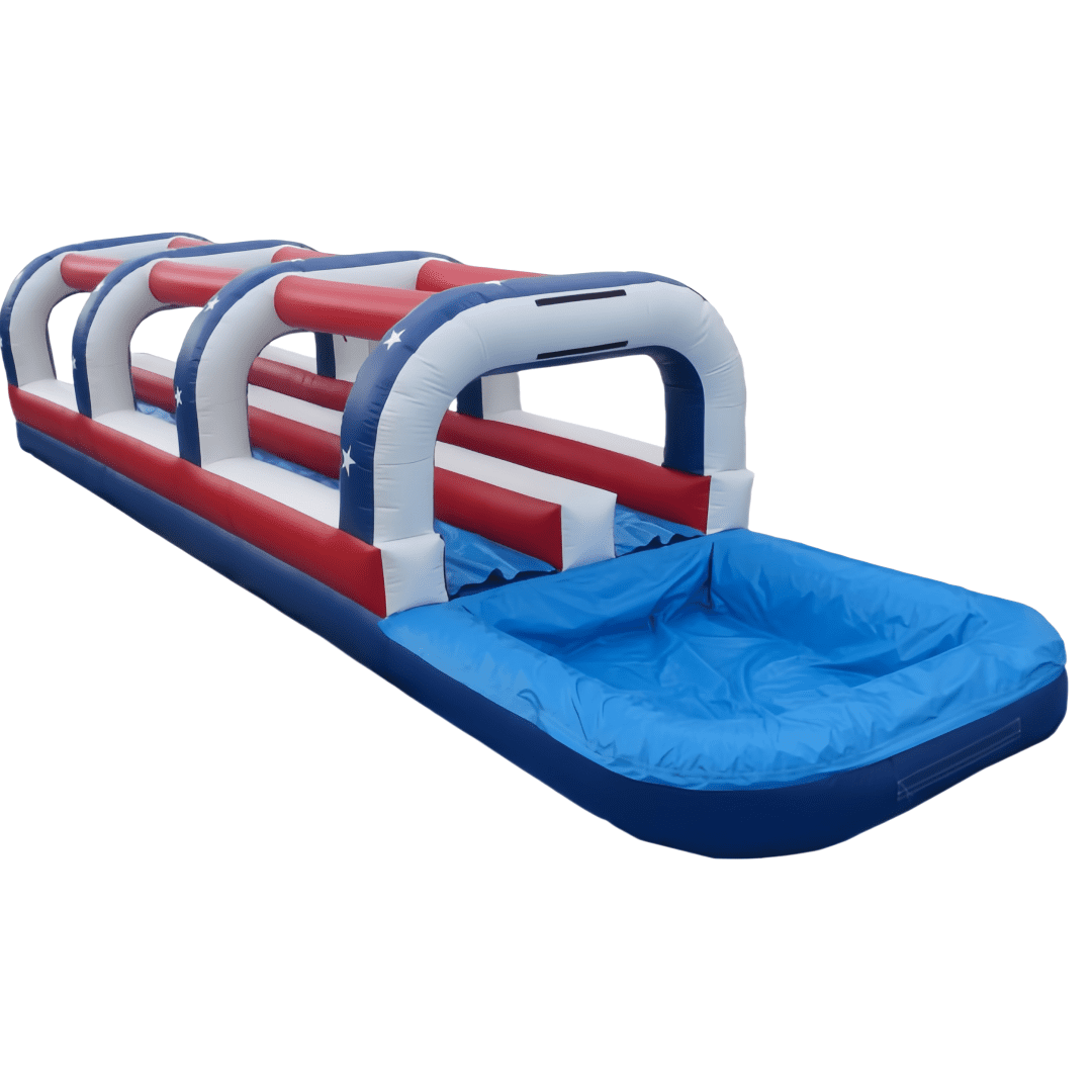 Backyards Dual Lane Run N Splash Slip N Slide Dual water slide splash ...