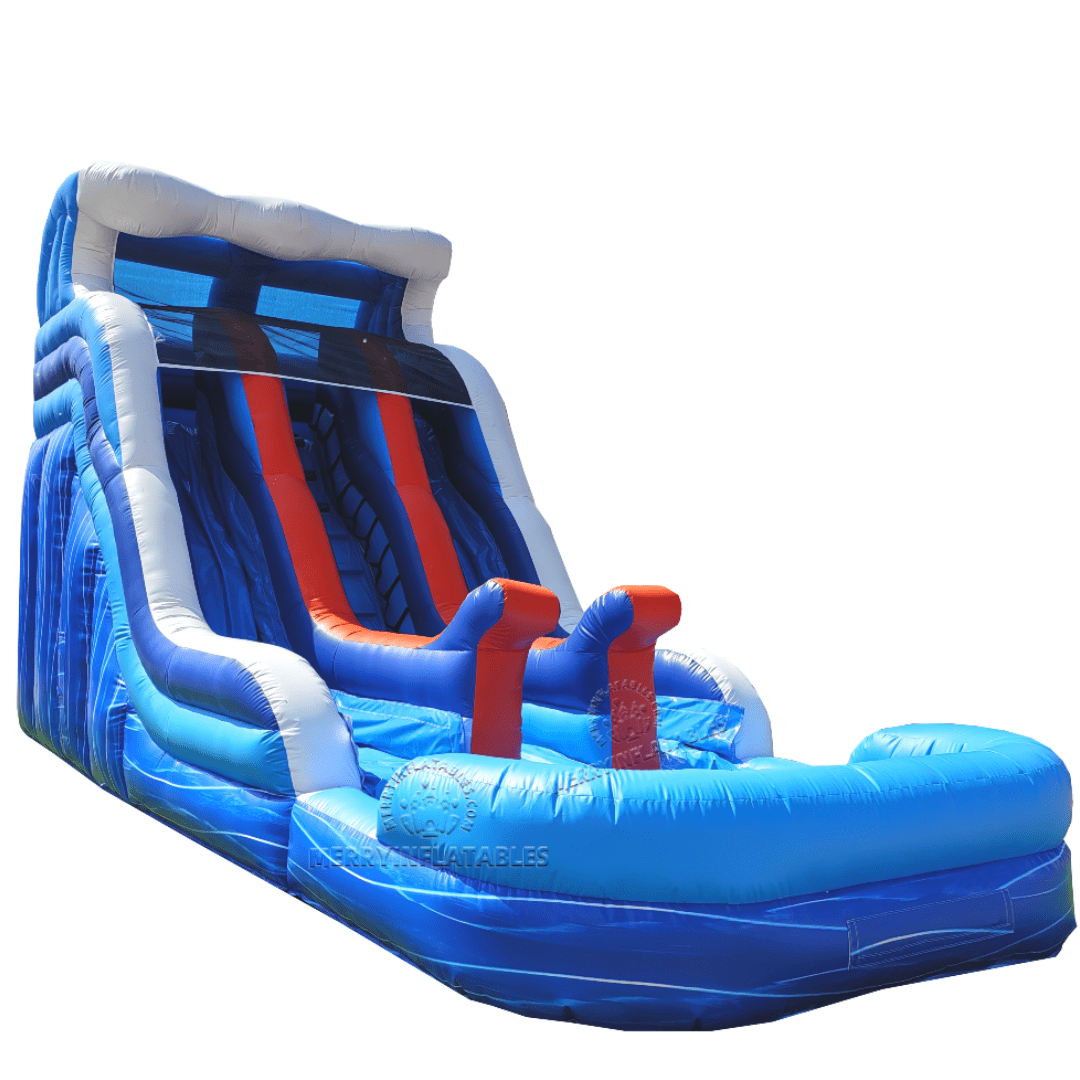 Water Wave Giant Slide Backyard Water playground slide splash toboggán ...