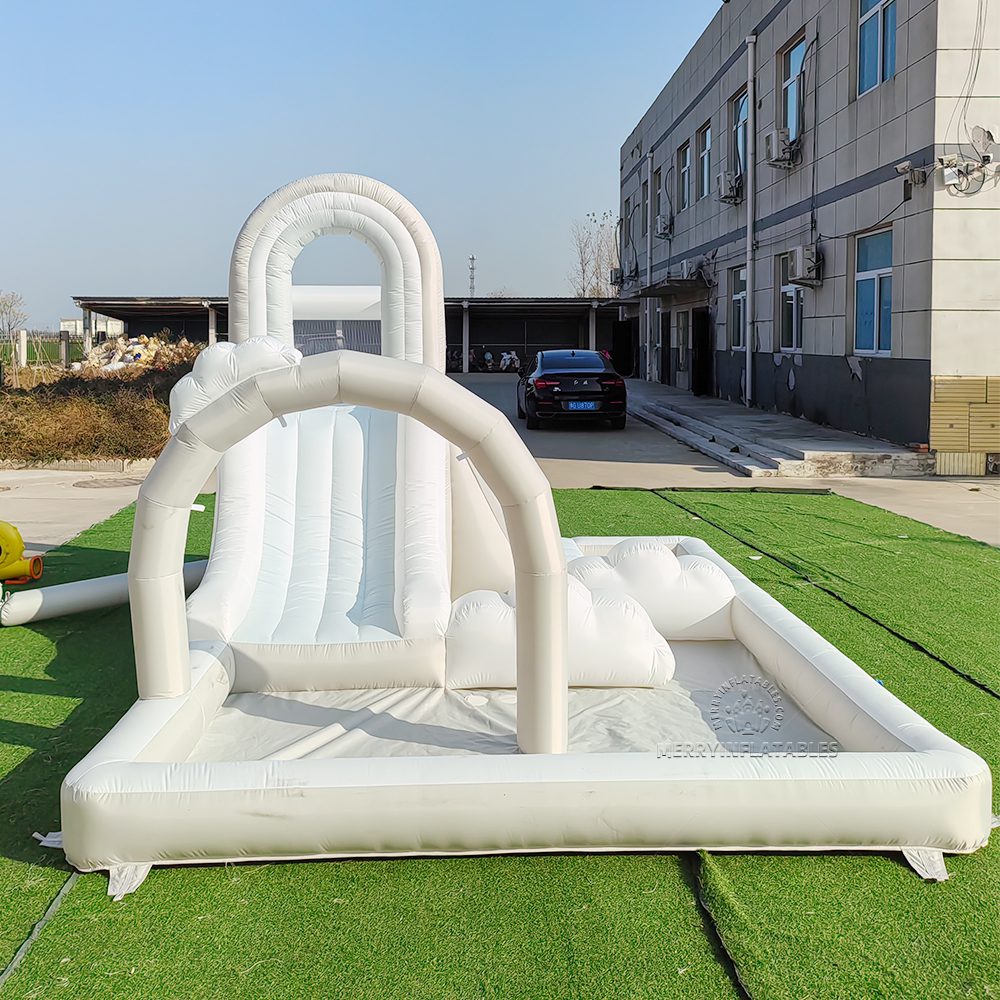 White Cloud Splash pool mini water slide with pool Mini water pool ...