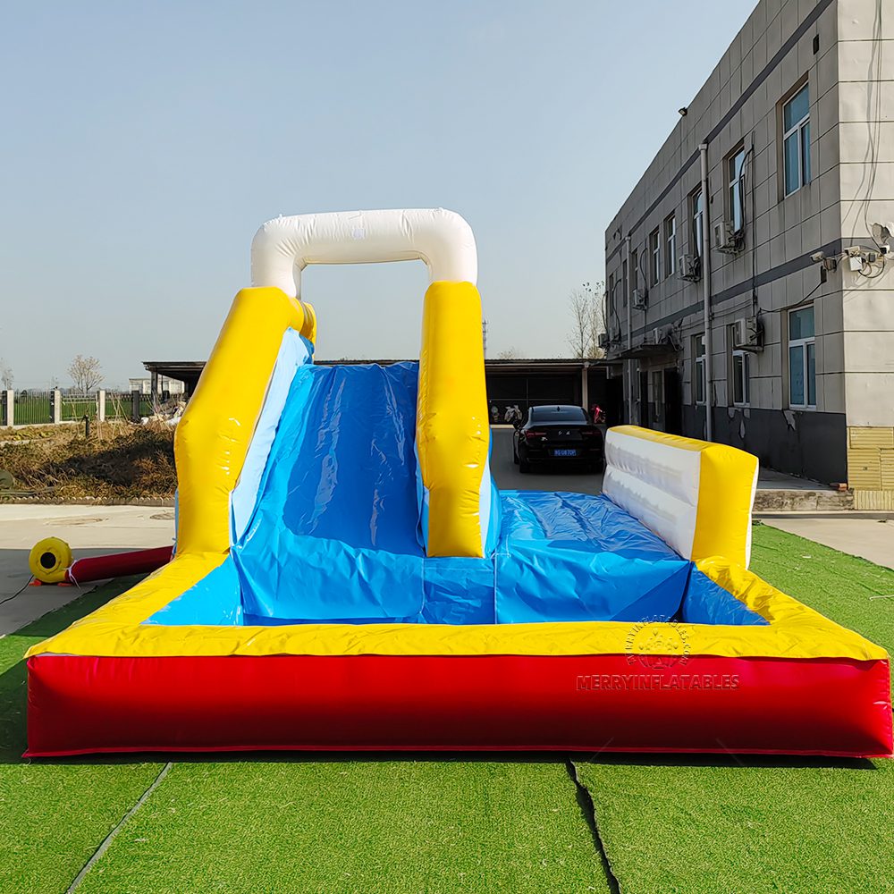 Mini splash pool slide pool water playground backyard pool slide ...