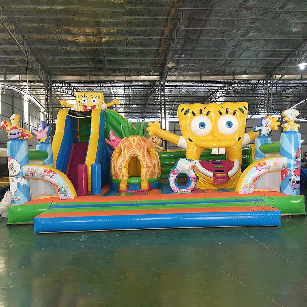 Spongebob theme Funbox funcity playground inflatable amusement park ...
