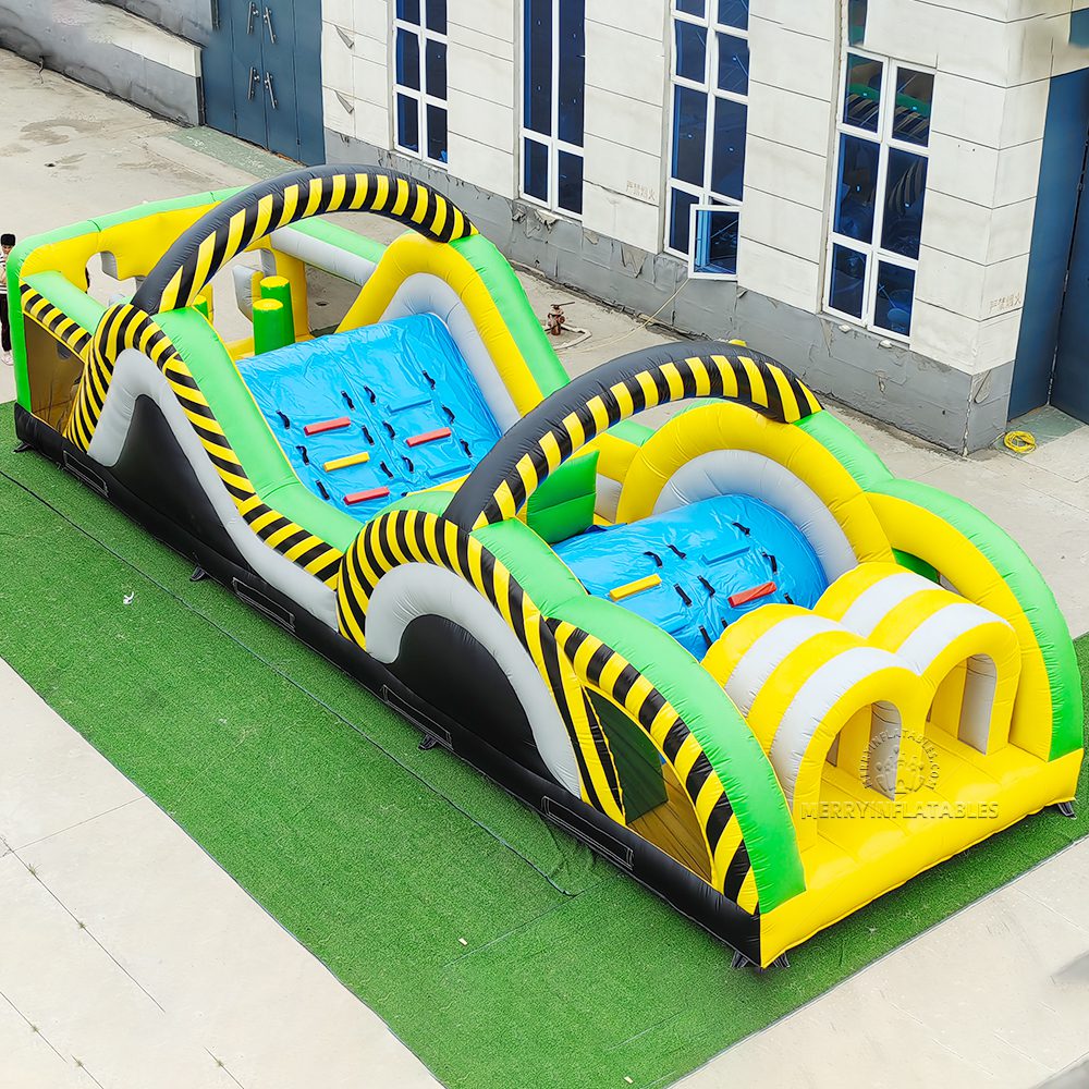 Giant Obstacle course inflatables games race Challenge Juegos inflables ...