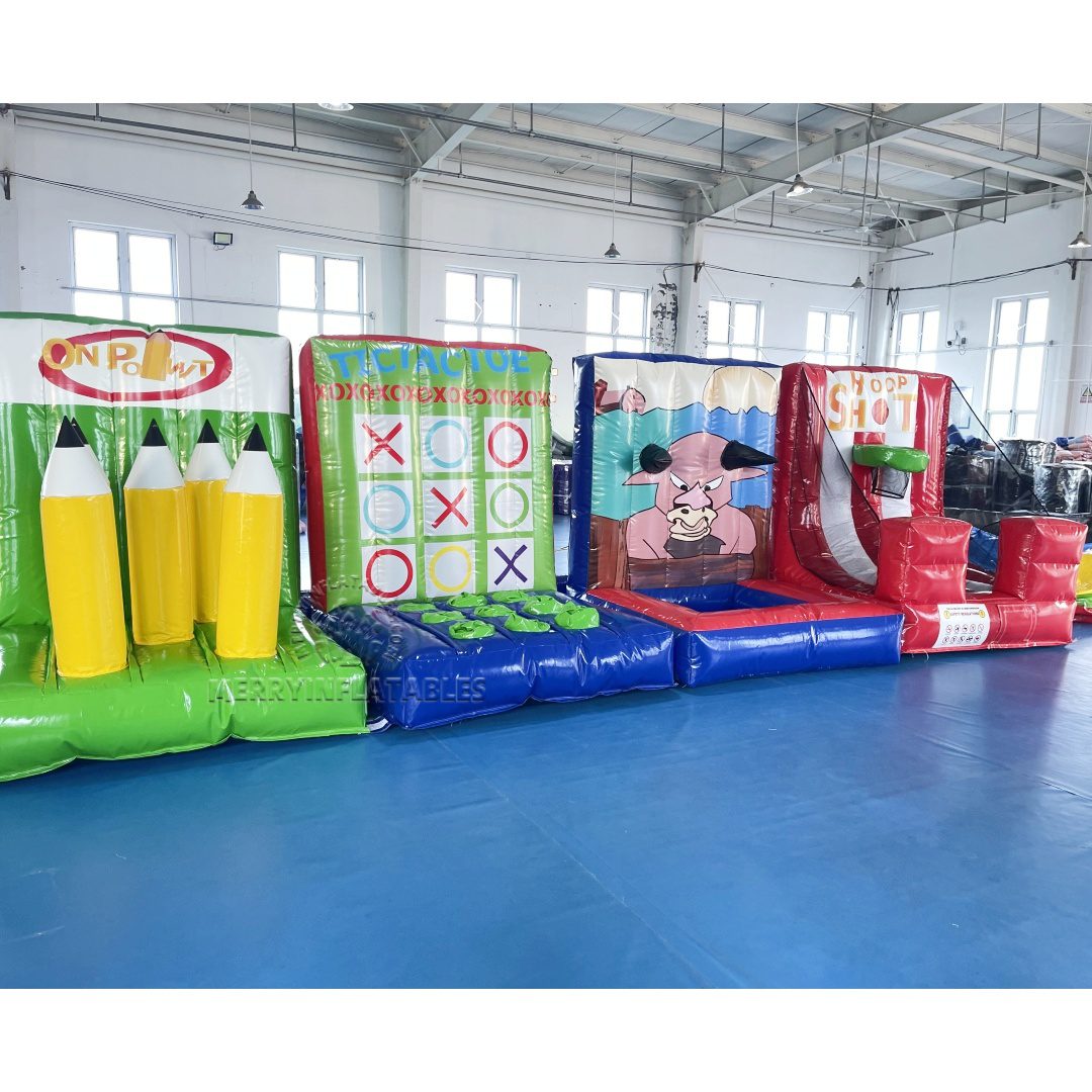 Carnival 4 in 1 Sports Games Ring Toss Games Basketball Shooting Juegos ...