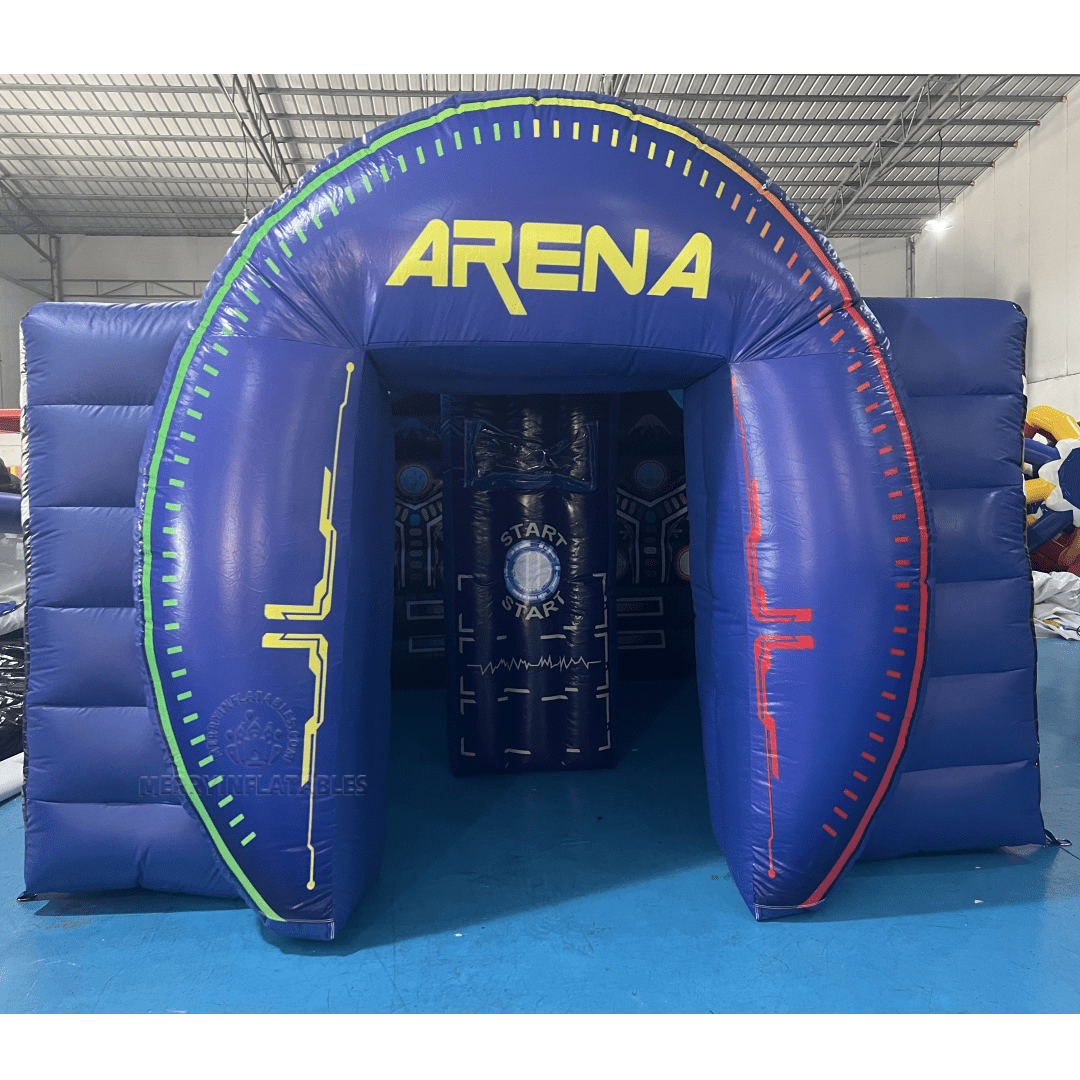 Inflatable LED Warped Arena Light Speed Carnival Games Interactive IPS ...