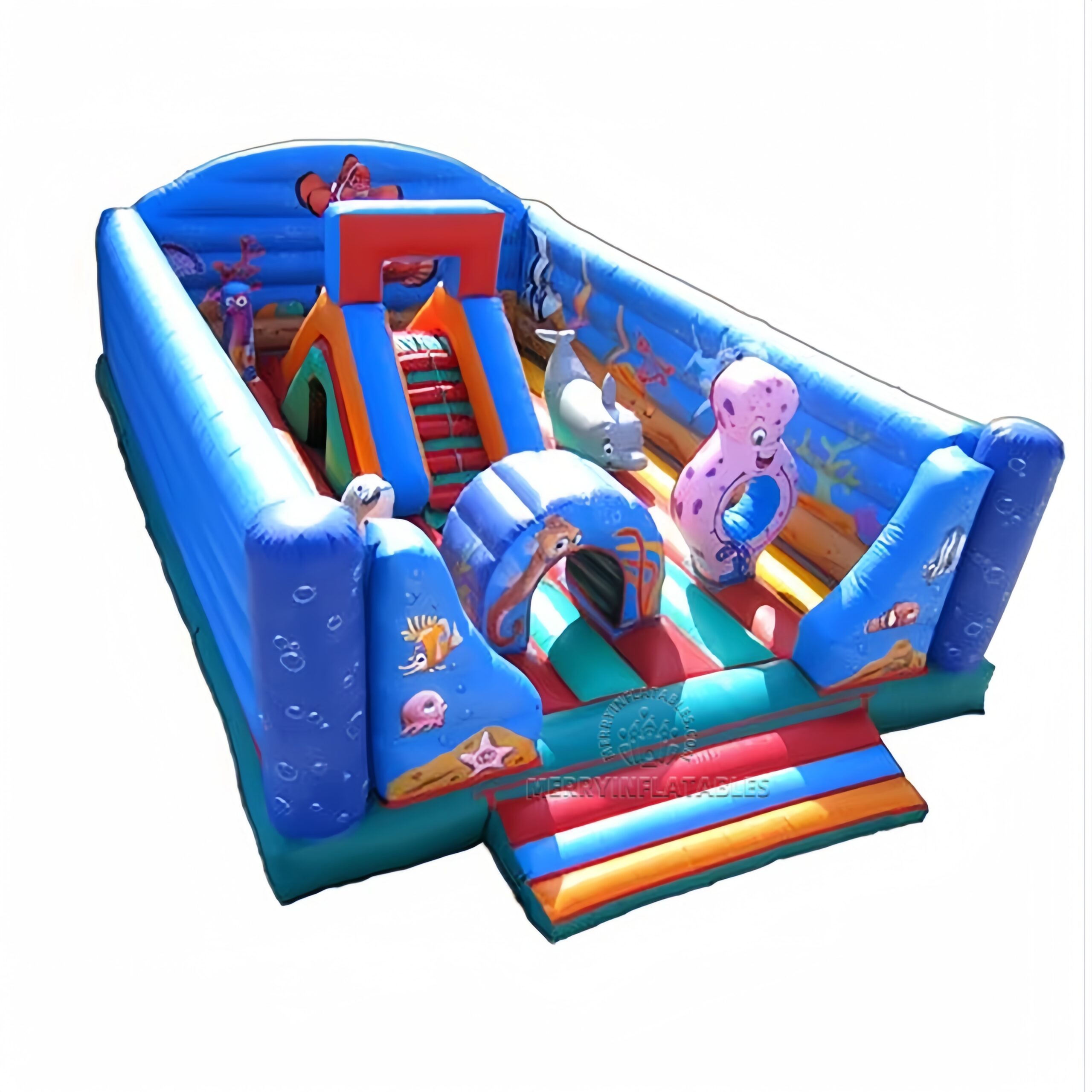 Sea World Bouncy Castle Adventure Park Inflatable Playground Obstacle ...