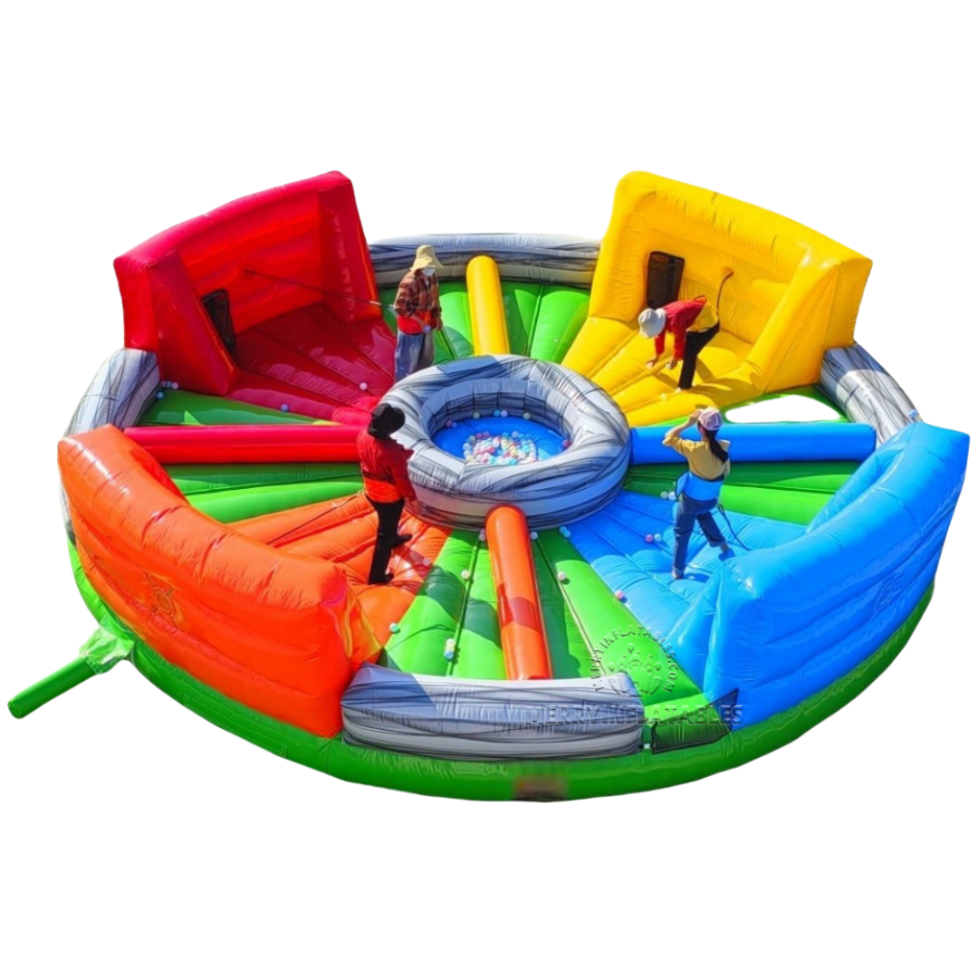 Inflatable Games Hungry Hippo Hippo Chow Down Throwing Balls Gonflables ...