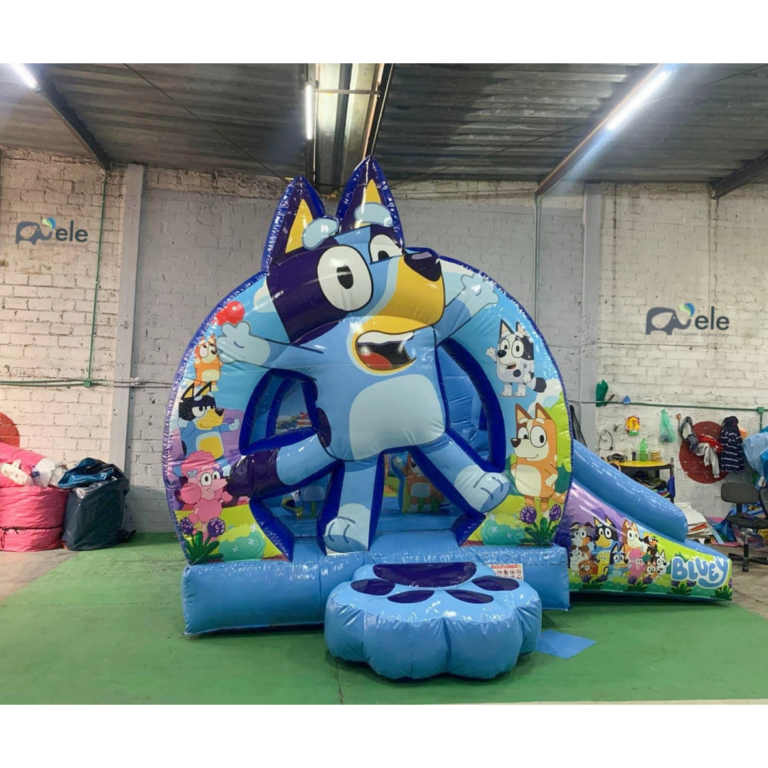 Cartoon Bluey Bounce House Bluey Slide Combo Jumping Castle Inflatable ...