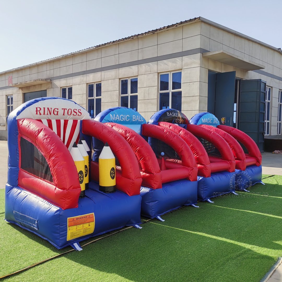 4 in 1 Carnival Games Ring Toss Games Basketball Shooting Games Juegos ...