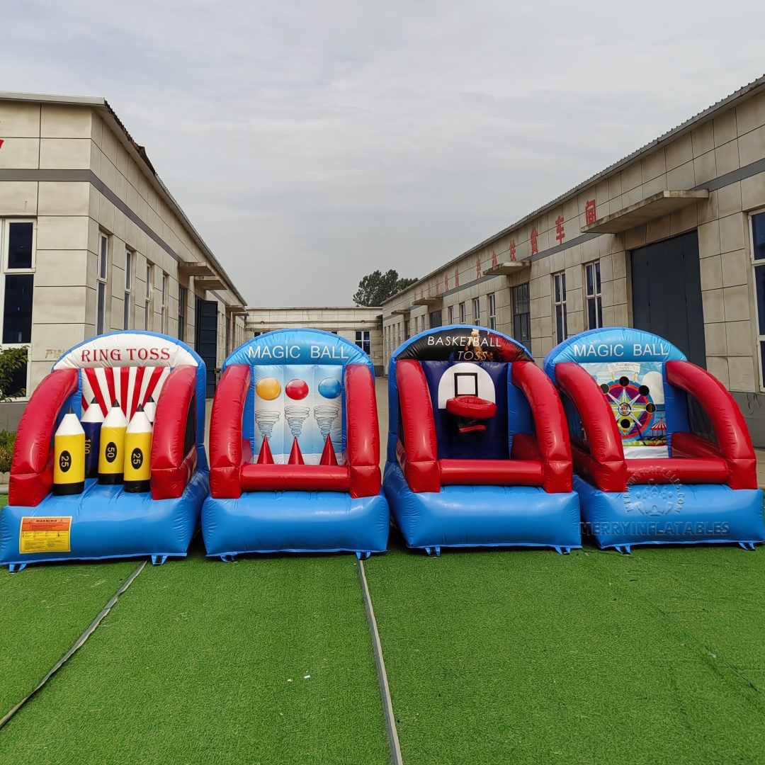 4 in 1 Carnival Games Ring Toss Games Basketball Shooting Games Juegos ...