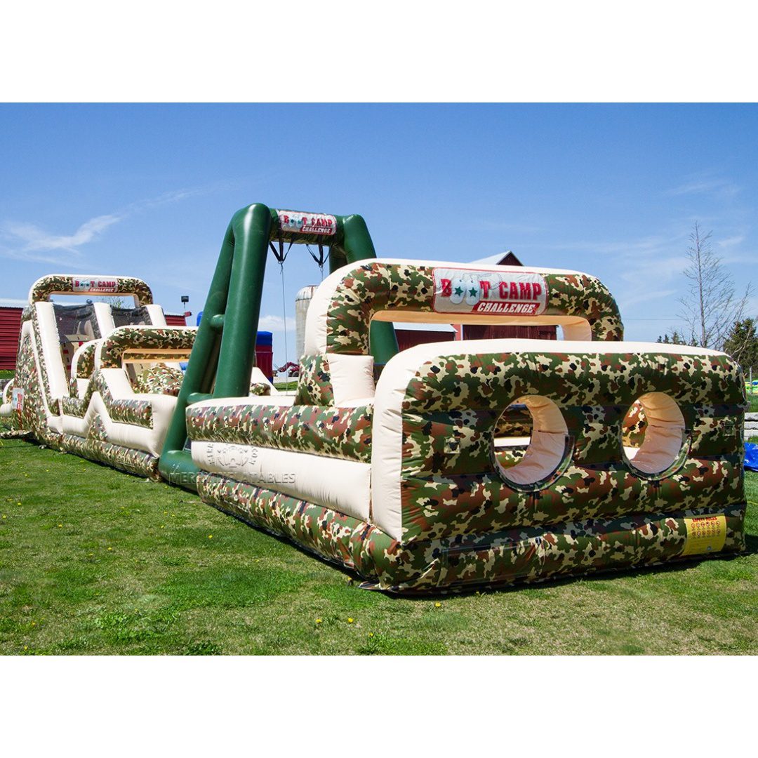Inflatable Boot Camp Obstacle Course Challenge Games Juegos Inflables ...