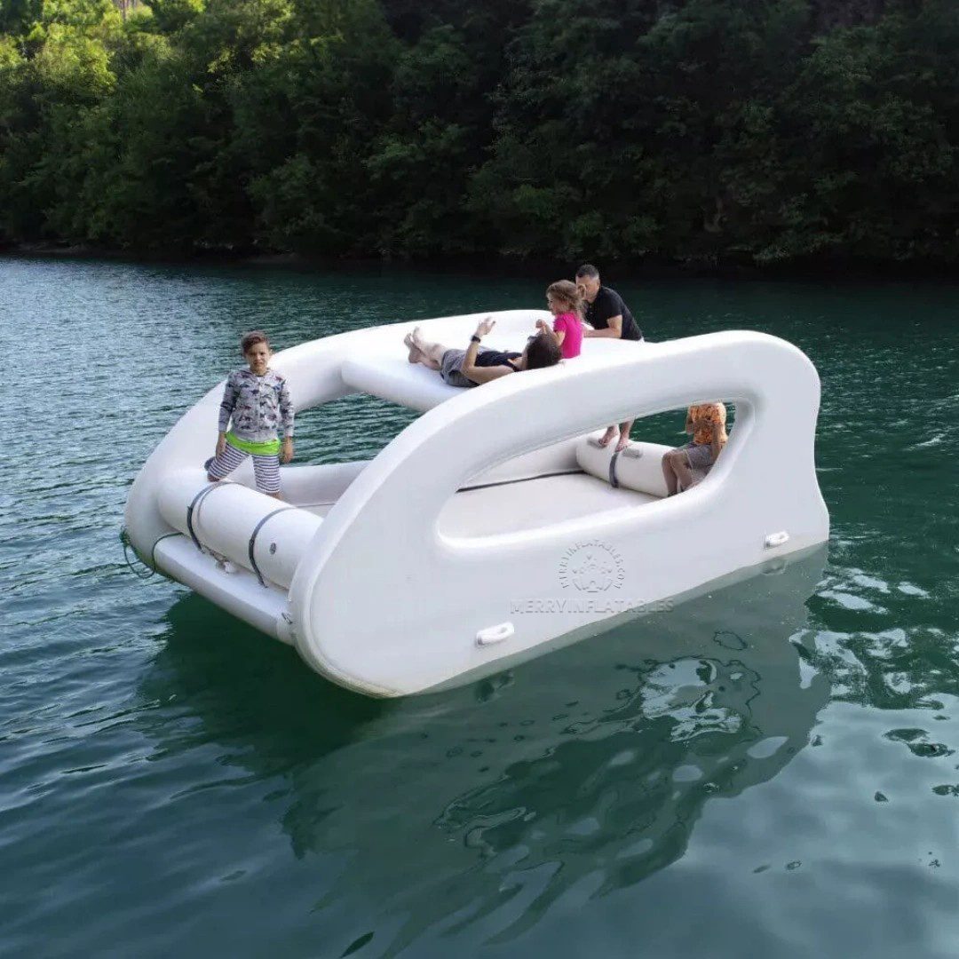 Water Inflatable Boat House lounge Electric Solar inflatable Solar ...