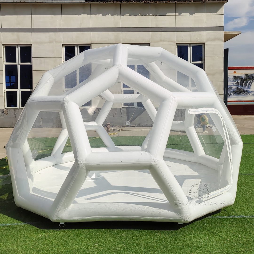 Soccer Bouncing Clear Bubble House Clear Camping Bubble Tents Photo ...