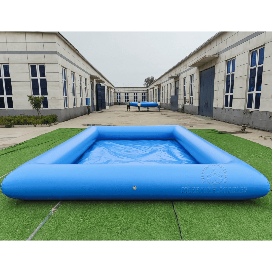 Inflatable Blow Up Pool Blue Backyards Swimming Pool Portable ...