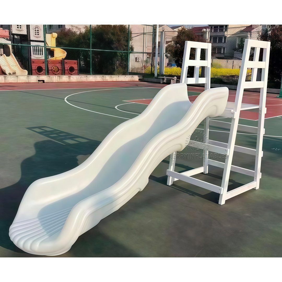 Playground Soft Play Single Slides with Support Standing Playground ...