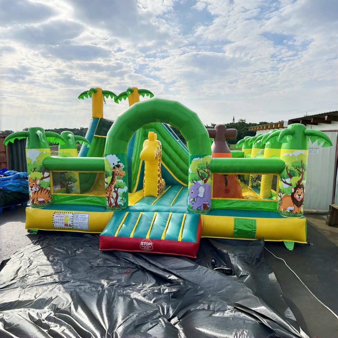 Jungle Safari Africa Air Bouncer Bouncy Castle inflatable playground ...