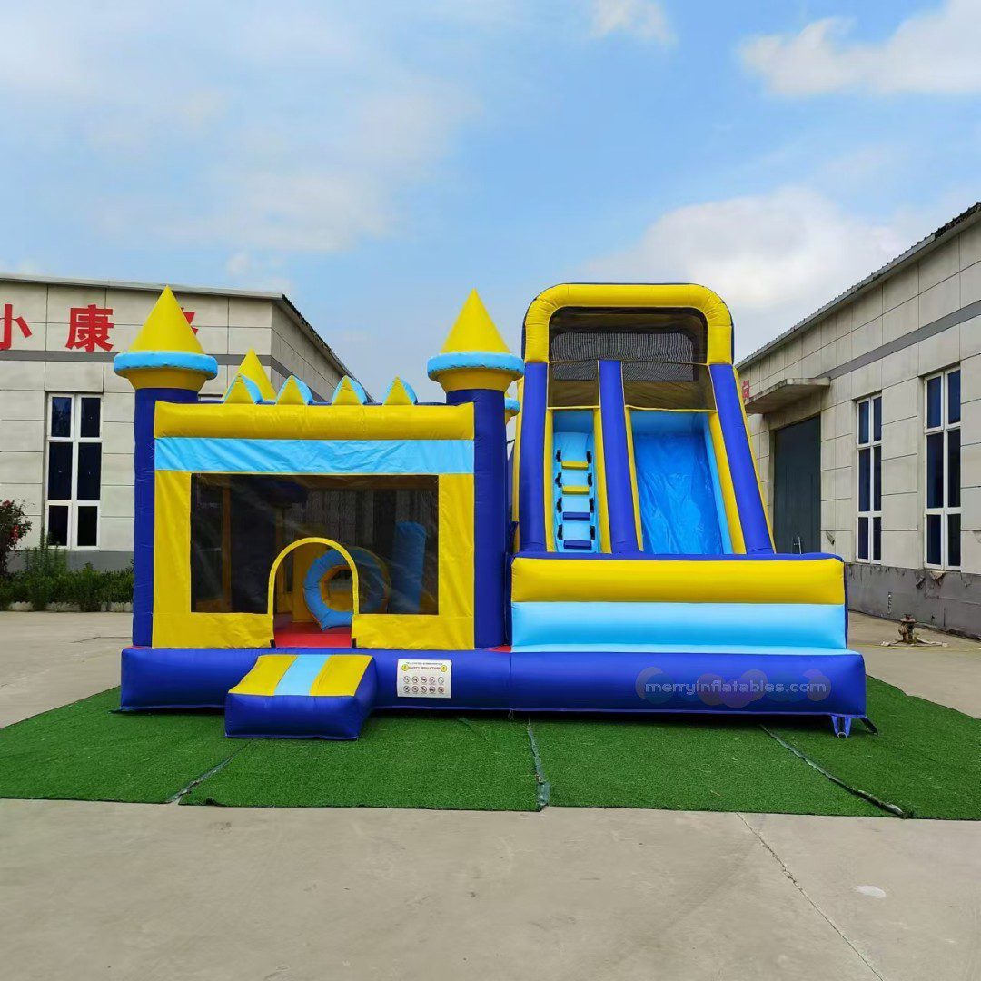 Multifunction Inflatable Slide Combo Bounce House Moonwalk Inflatable ...