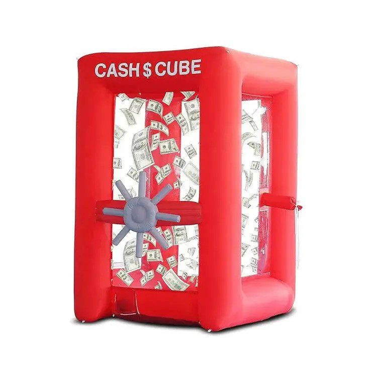 Inflatable Money Booth Cash Grab Box Money Machine Blowers Inflatable ...