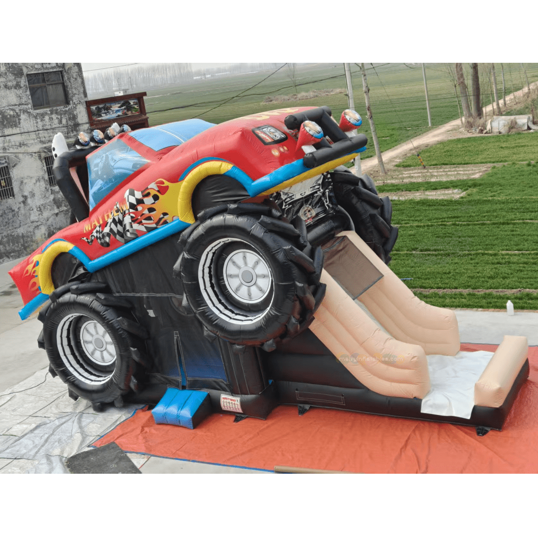 Inflatable Monster Truck Bounce House Combo Bouncy Castle Bouncy House ...