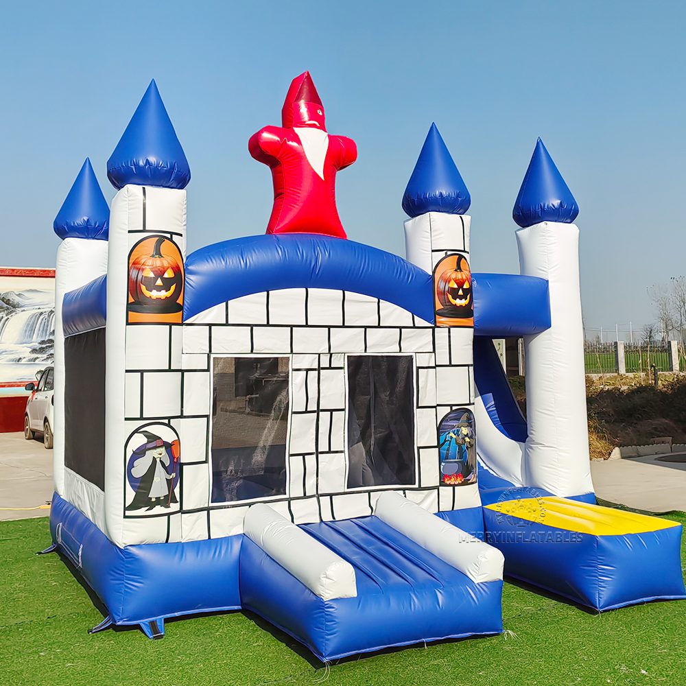 Halloween Inflatable Bounce Haunted House Pumpkin Jumping Castle Combo ...