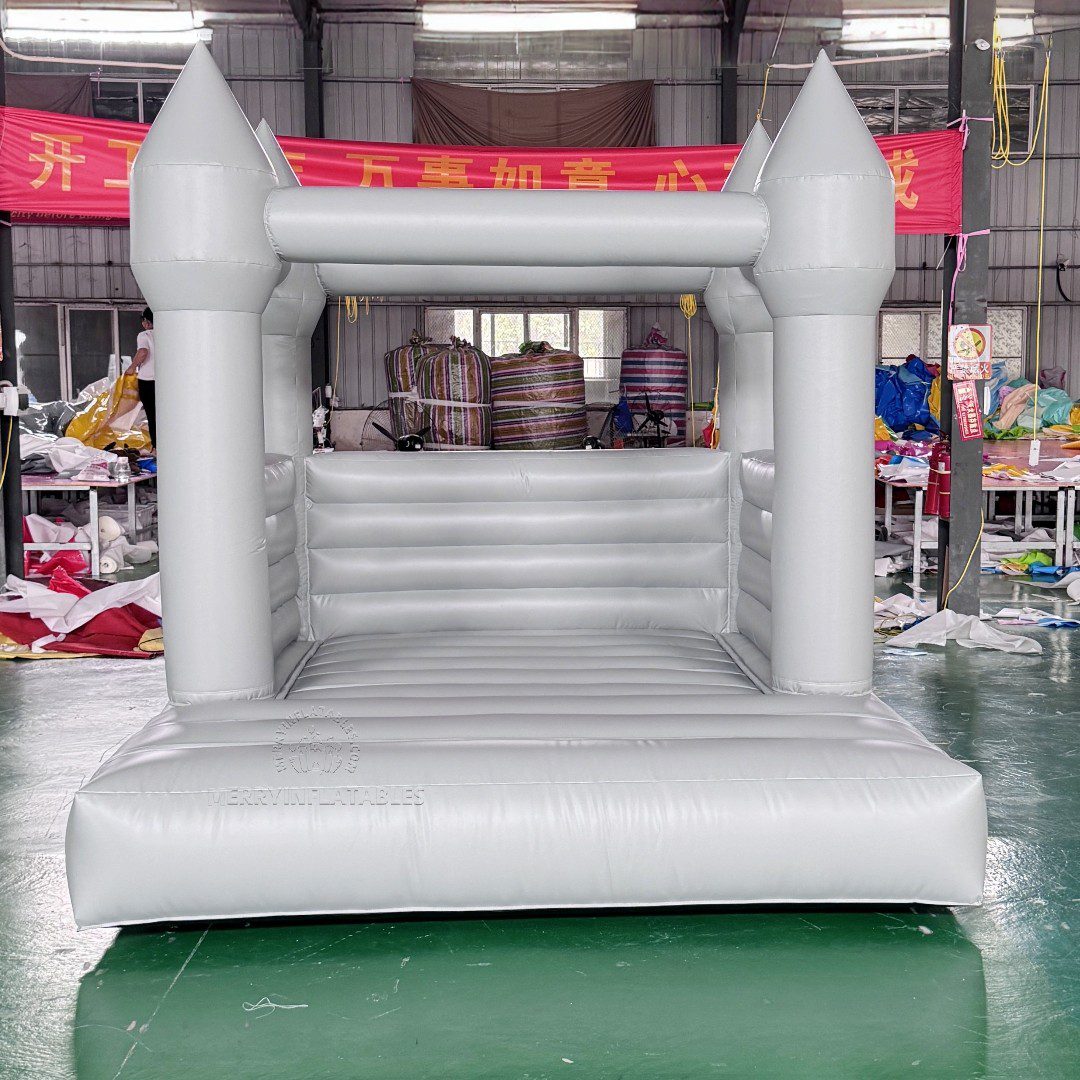 Gray Color Bounce House Jumping Castle Air bouncer Kids Castillo ...