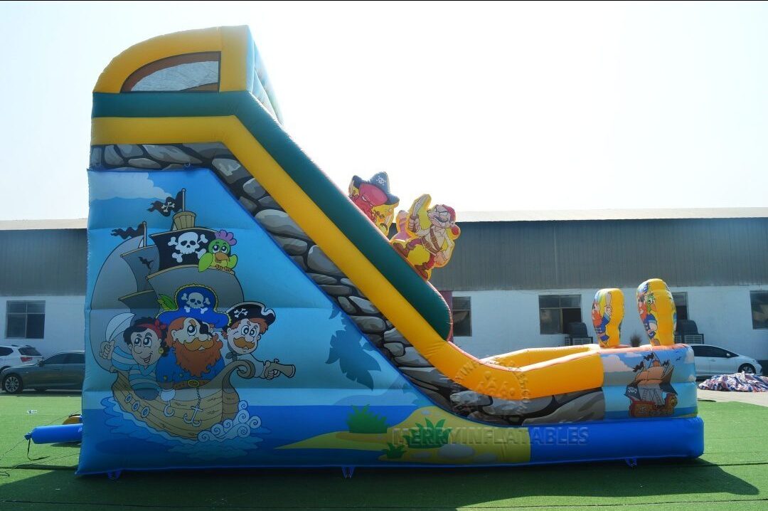 Pirate Inflatable Slide Giant Slide Hupfburg MoonWalker château ...
