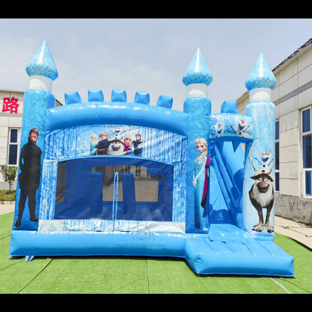 Frozen Cartoon Jumping Castle Bounce House Moonwalker château gonflable ...